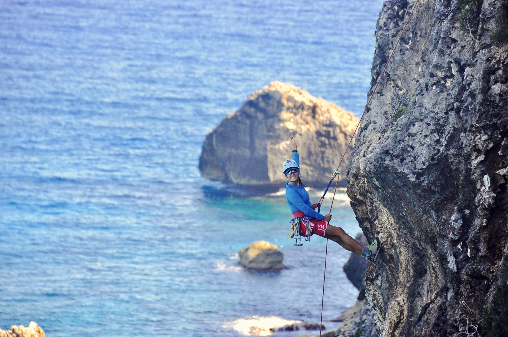 Climbing Cayman Brac - Bluff Rappel Tour - Angel - Cayman Brac Climbing ...